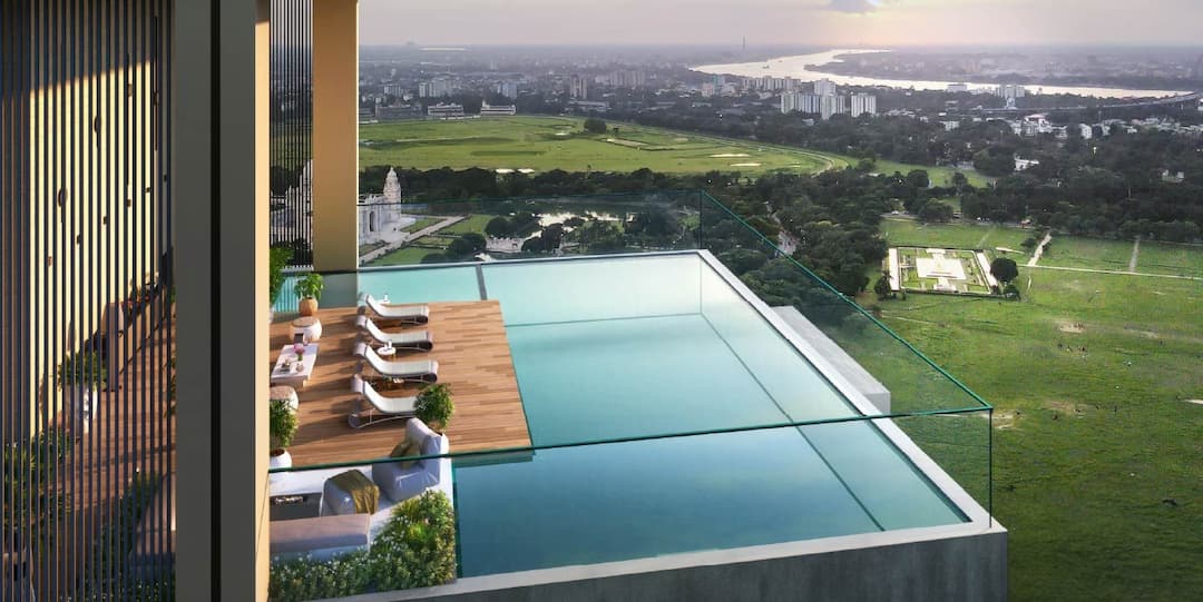 Merlin Azure in Chowringhee | 4 BHK AC Flats in Chowringhee