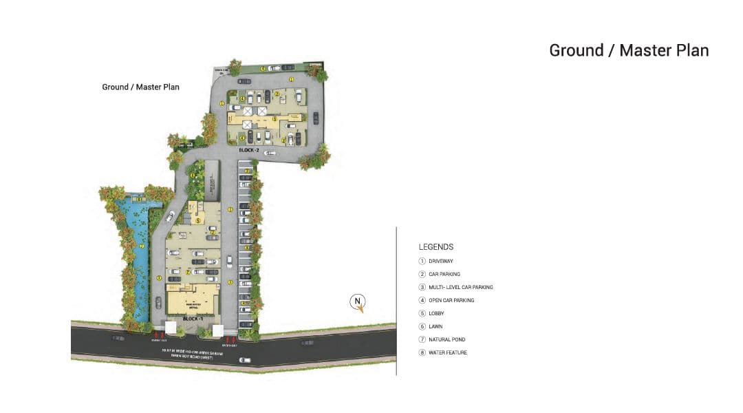 Merlin Next in Behala - 2 BHK Flats in Behala