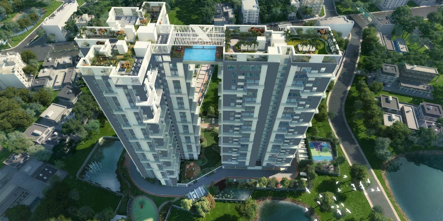 Merlin X Off EM Bypass - Luxurious 3/4 BHK near Topsia