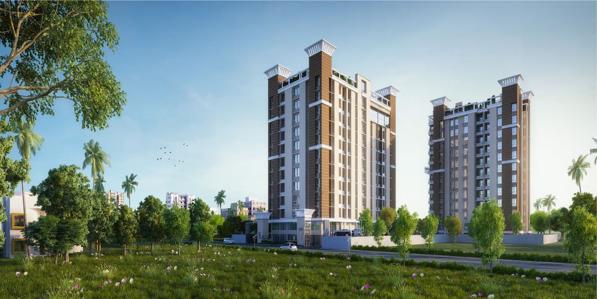 Merlin Next in Behala - 2 BHK Flats in Behala