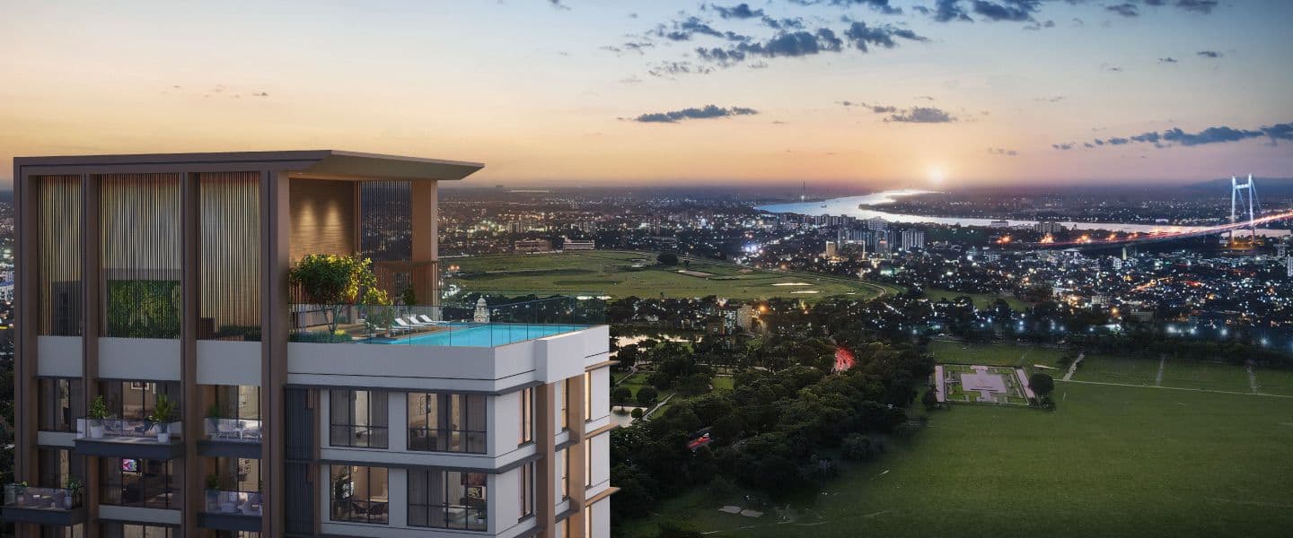 Merlin Azure in Chowringhee | 4 BHK AC Flats in Chowringhee