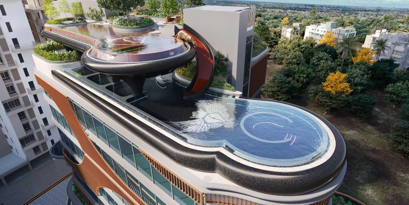 F Residences Merlin in Rajarhat, Premium 3/4 BHK in Rajarhat