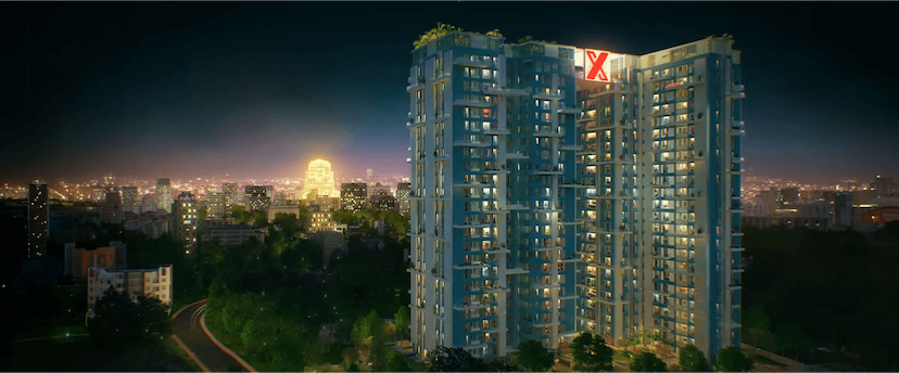 Merlin X Off EM Bypass - Luxurious 3/4 BHK near Topsia